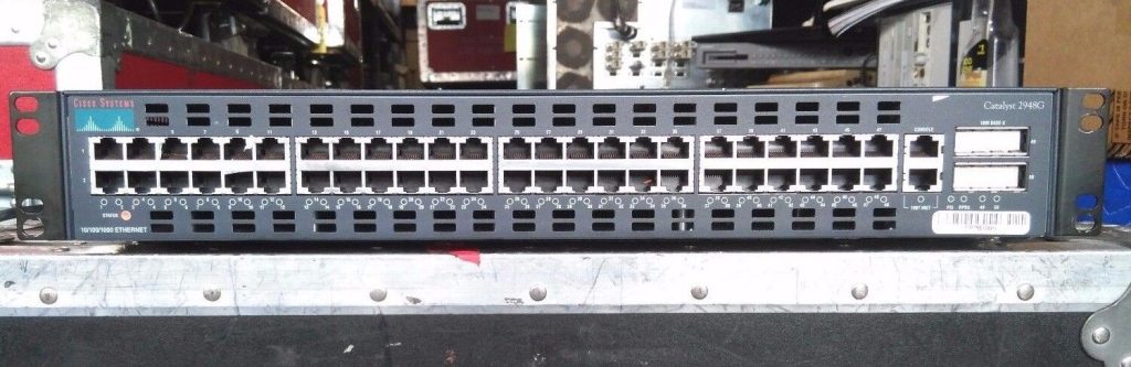 Cisco Catalyst WS-C2948G Switch 2948G 48-Port 10/100/1000 w/ Rack Ears ...