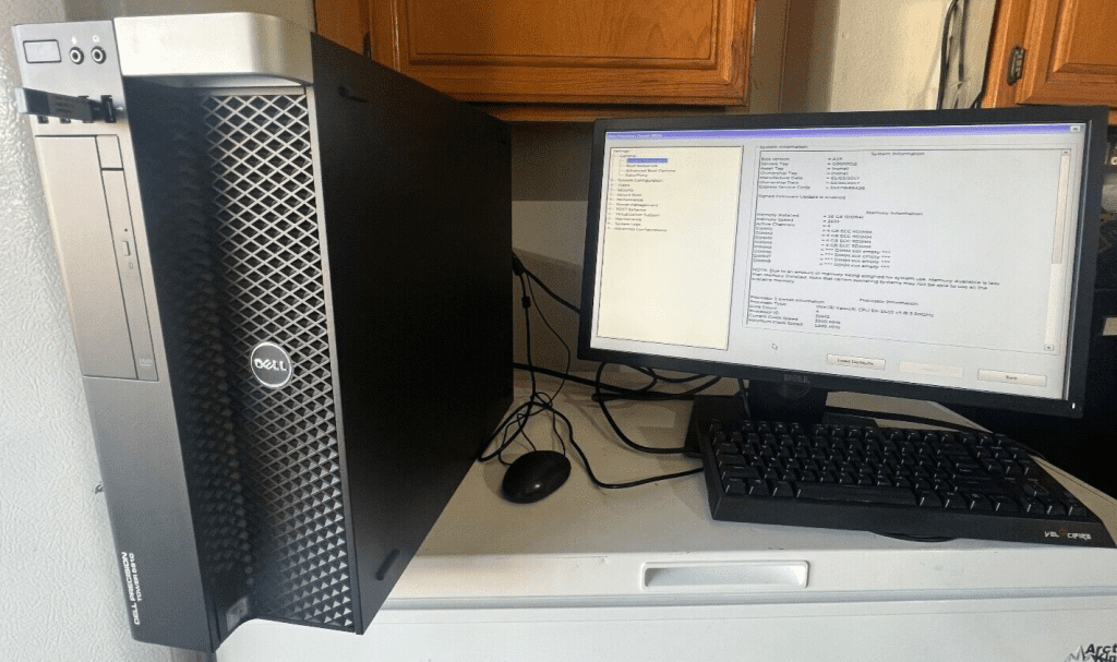 Dell Precision T5810 Workstation Intel Xeon E5-1620 v3 3.50GHz 16GB 512SSD WIN10 ...