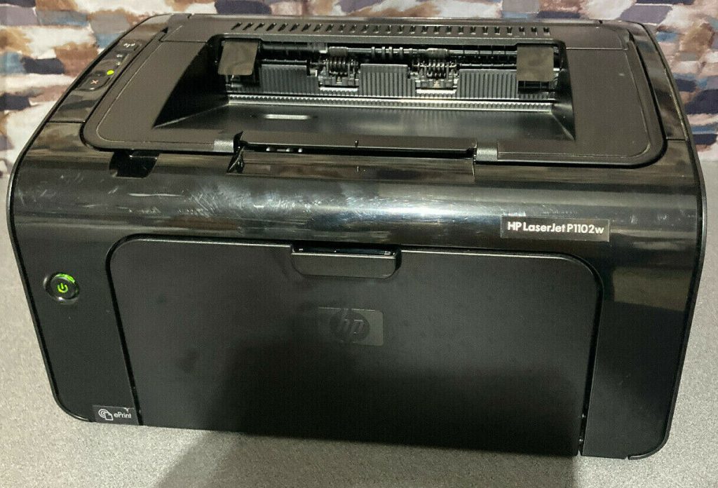 HP Laserjet P1102W Black and White Laser Printer Working ...